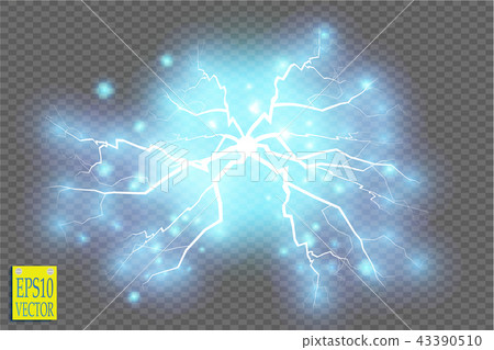 Blue abstract energy shock explosion special light - Stock Illustration ...
