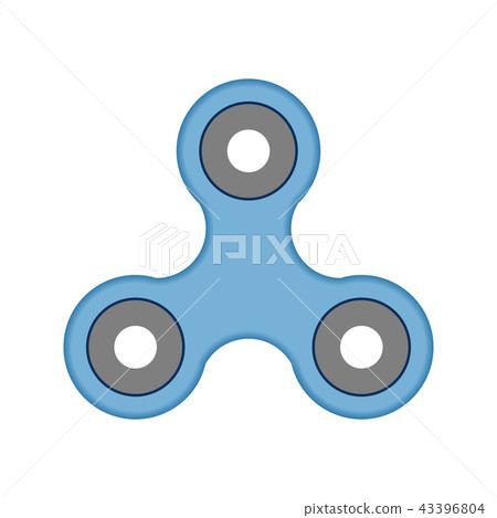 Spinner Fidget Icon Isolated on White... - Stock Illustration [43396804 ...