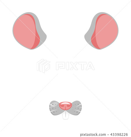 selfie and video chat filter - Stock Illustration [43398226] - PIXTA