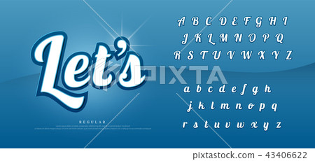 Vector elegant alphabet letters set. Exclusive - Stock Illustration ...