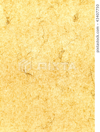 Japanese paper, old paper, tanned paper, yellow... - Stock Photo ...