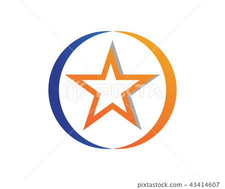 Red and blue Star symbols Logo - Stock Illustration [43414607] - PIXTA
