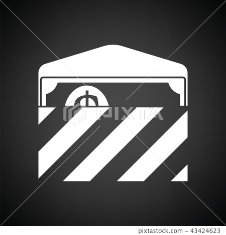 Birthday gift envelop icon with money - Stock Illustration [43424623 ...