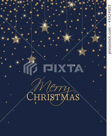 Merry Christmas stars - Stock Illustration [43424903] - PIXTA