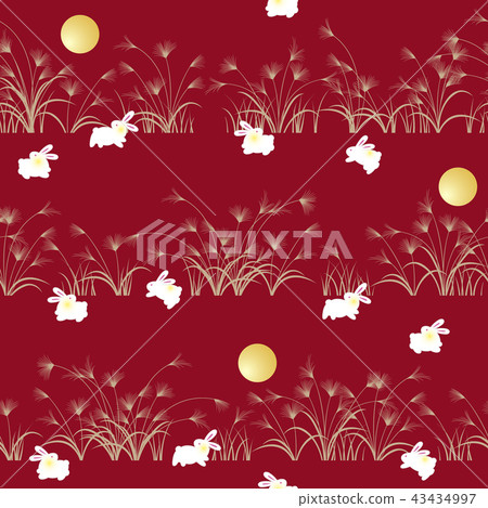 Suki and rabbit pattern - Stock Illustration [43434997] - PIXTA