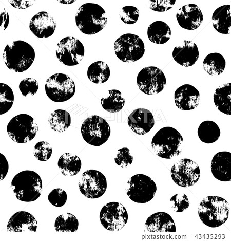 Pattern of drizzled polka dots - Stock Illustration [43435293] - PIXTA