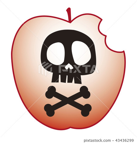 Poisonous apple - Stock Illustration [43436299] - PIXTA