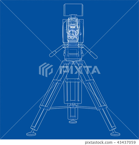 Movie-cinema camera concept - Stock Illustration [43437059] - PIXTA
