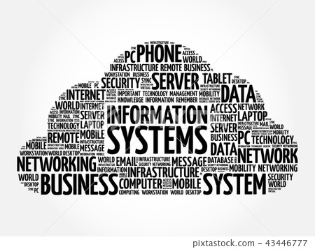 Information Systems word cloud concept - Stock Illustration [43446777 ...