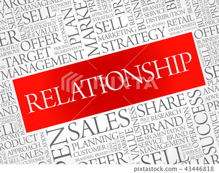Relationship word cloud collage-插圖素材 [43446818] - PIXTA圖庫