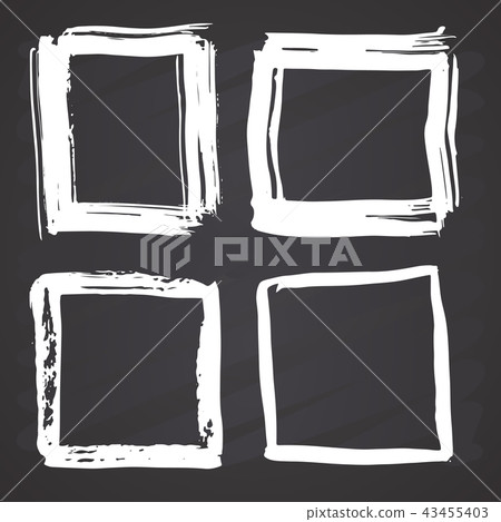 Frames and text boxes, grunge textured set, vector - Stock Illustration ...