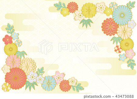 Japanese pattern template - Stock Illustration [43473088] - PIXTA