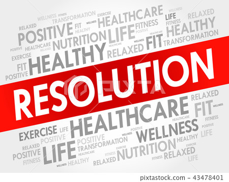 RESOLUTION word cloud collage - Stock Illustration [43478401] - PIXTA