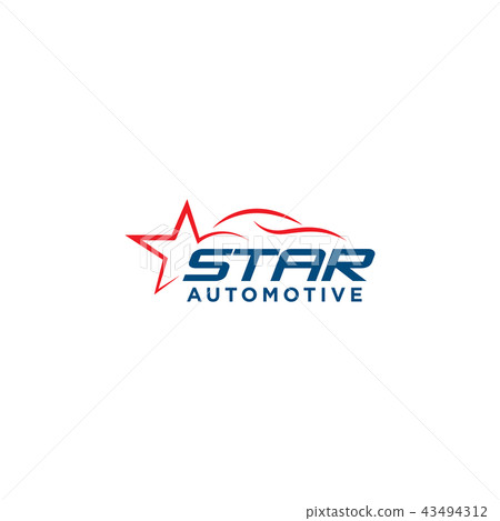 Star automotive car logo design template - Stock Illustration [43494312 ...