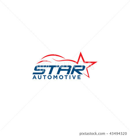 Star automotive car logo design template - Stock Illustration [43494320 ...