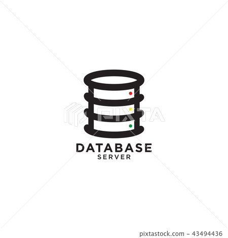 Database graphic design template - Stock Illustration [43494436] - PIXTA