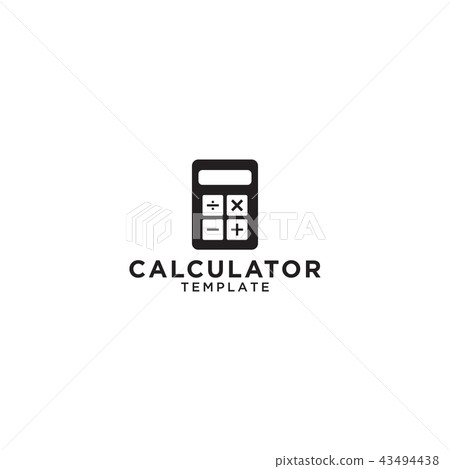 Calculator graphic design template - Stock Illustration [43494438] - PIXTA