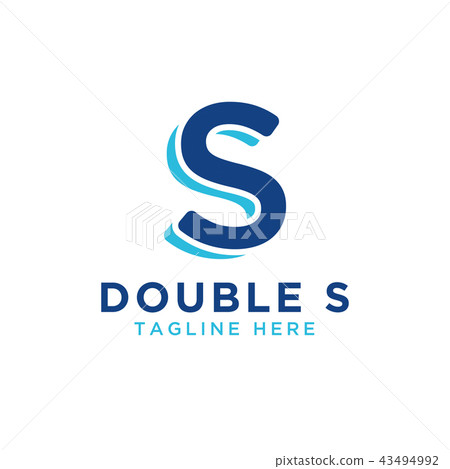 Initial letter s double logo design template - Stock Illustration ...