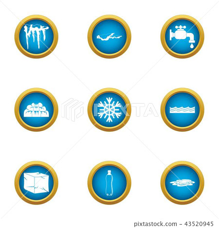 Revive icons set, flat style - Stock Illustration [43520945] - PIXTA