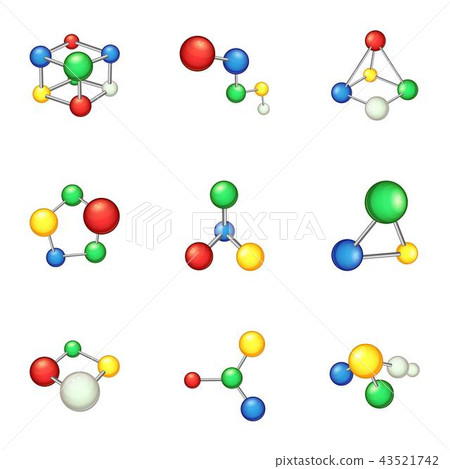 Consist icons set, cartoon style - Stock Illustration [43521742] - PIXTA