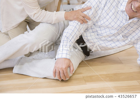 Falling elderly person image Fracture Body... - Stock Photo [43526657 ...