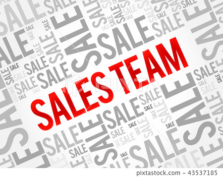 Sales Team word cloud collage - Stock Illustration [43537185] - PIXTA
