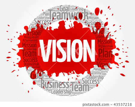 Vision circle word cloud - Stock Illustration [43537218] - PIXTA