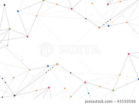 Abstract connecting dots and lines - Stock Illustration [43550598] - PIXTA