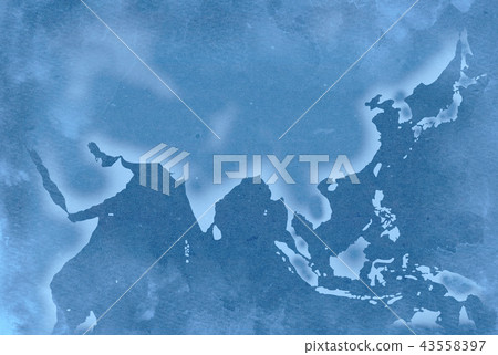 Hand drawn map old map texture - Stock Illustration [43558397] - PIXTA