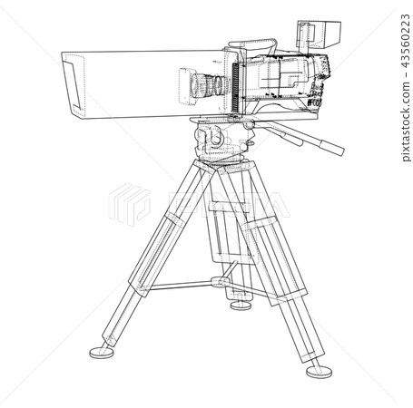 Movie-cinema camera concept - Stock Illustration [43560223] - PIXTA