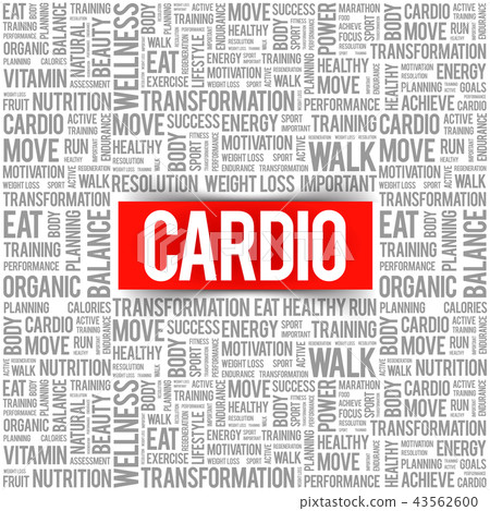 CARDIO word cloud background - Stock Illustration [43562600] - PIXTA