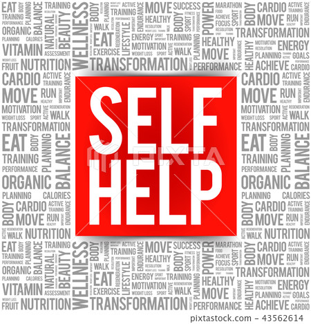 Self Help word cloud background - Stock Illustration [43562614] - PIXTA