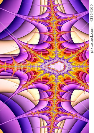Fractal 2D texture. Computer illustration - Stock Illustration ...