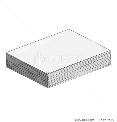 heap of paperwork sheet cartoon vector design - Stock Illustration ...