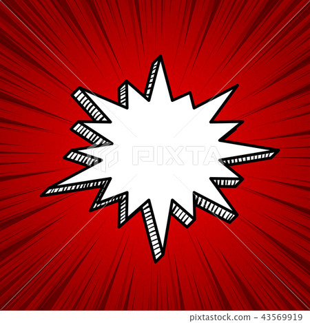 Pop art comic text speech bubble - Stock Illustration [43569919] - PIXTA