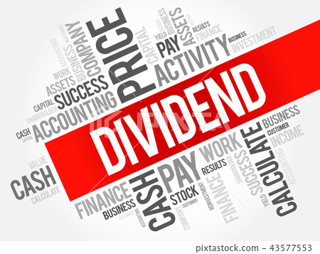 Dividend word cloud collage - Stock Illustration [43577553] - PIXTA