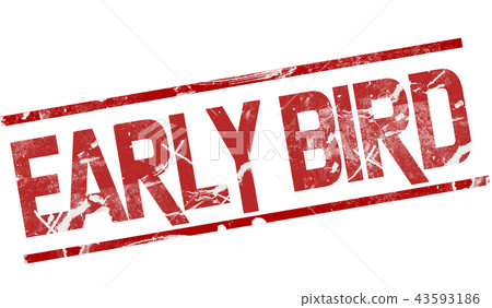 Early bird word between red line - Stock Illustration [43593186] - PIXTA