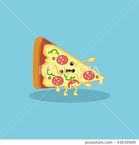 Zombie Pizza character - Stock Illustration [43630909] - PIXTA