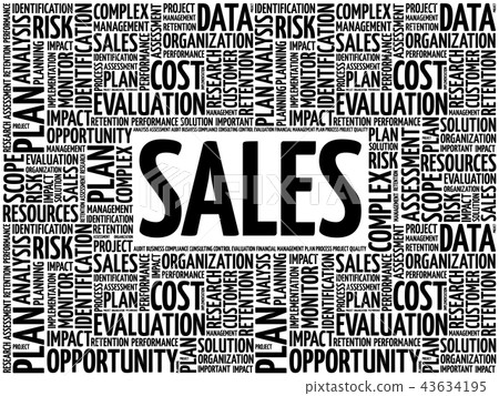 SALES word cloud collage - Stock Illustration [43634195] - PIXTA