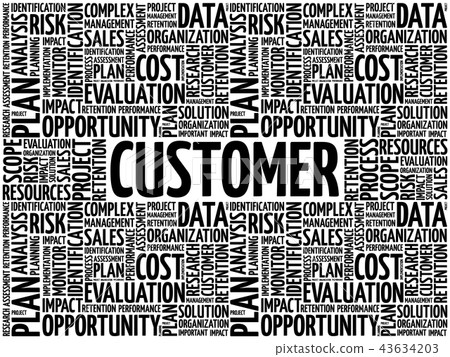 CUSTOMER word cloud collage - Stock Illustration [43634203] - PIXTA