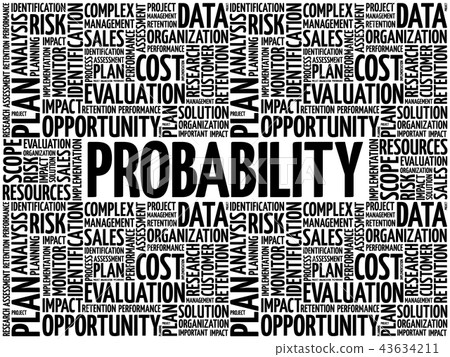 Probability word cloud collage - Stock Illustration [43634211] - PIXTA