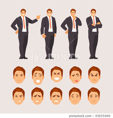 Business guy set - Stock Illustration [43635840] - PIXTA