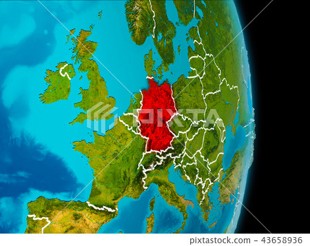 Germany on Earth - Stock Illustration [43658936] - PIXTA