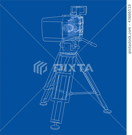 Movie-cinema camera concept - Stock Illustration [43666519] - PIXTA