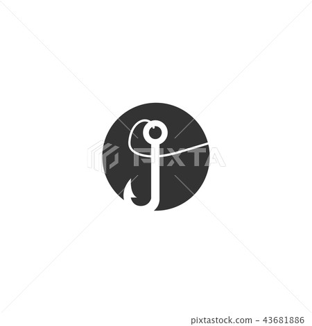 Hook logo and icon template vector - Stock Illustration [43681886] - PIXTA