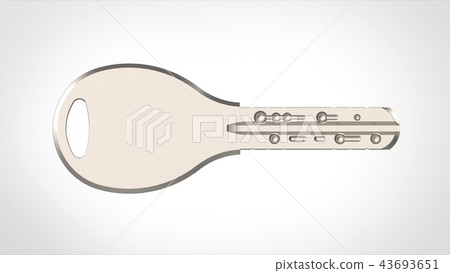 Dimple key - Stock Illustration [43693651] - PIXTA