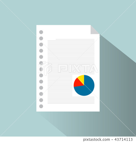 paper flat icon for web design - Stock Illustration [43714113] - PIXTA