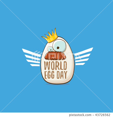 World egg day vector concept funky... - Stock Illustration [43726562 ...