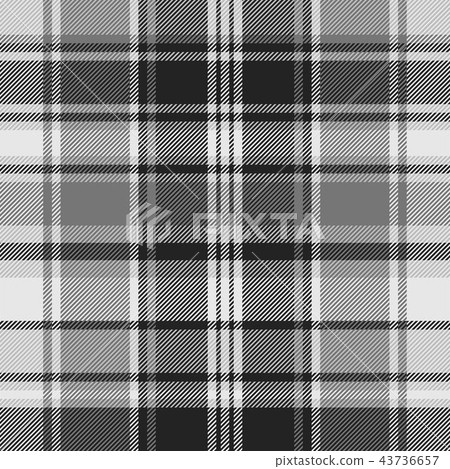 Gray check fabric texture seamless pattern - Stock Illustration [43736657] - PIXTA