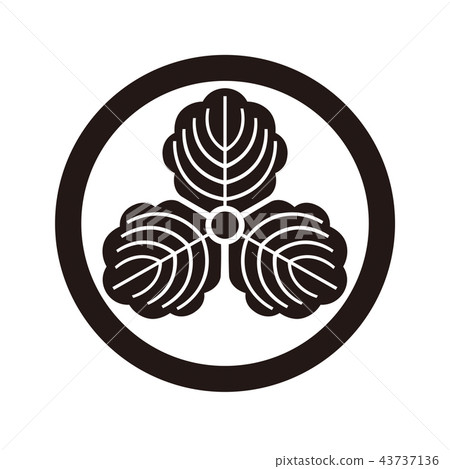 Family crest Kashiwa - Stock Illustration [43737136] - PIXTA